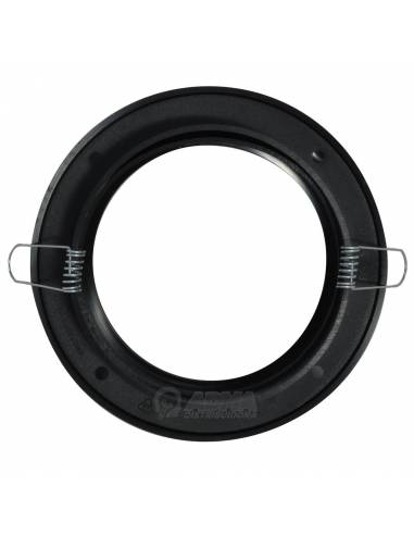 SPOT DE EMBUTIR AR111 DICROICA NEGRO PVC