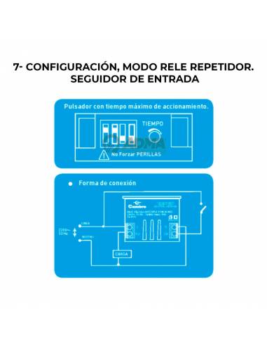 MODULO ELECTRONICO MULTIPLES FUNCIONES BLANCO CAMBRE