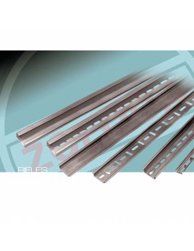 RIEL DIN SIMETRICO 35MM PERFORADO ZOLODA X1 METRO